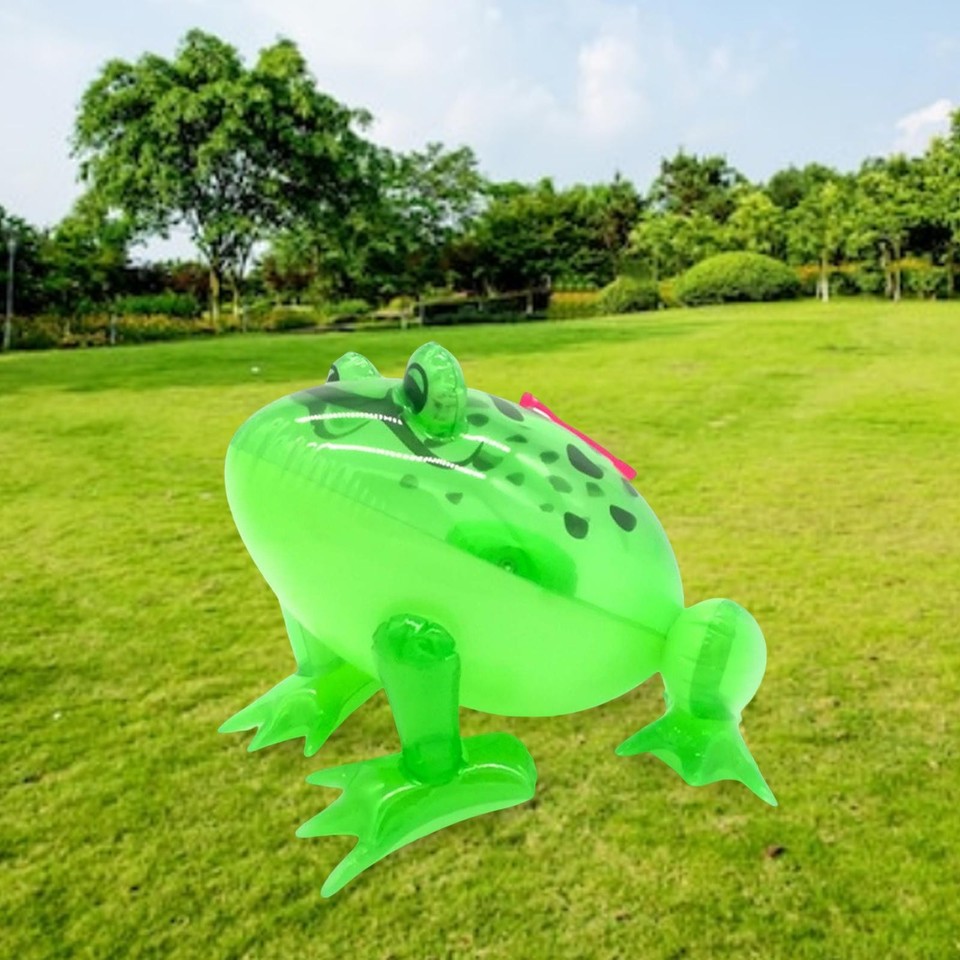 PVC Inflatable Frog Model Animal Toys for Decor | eBay UK