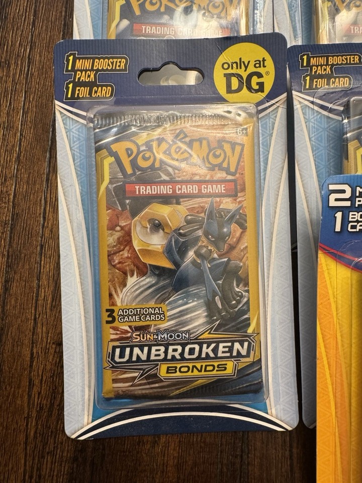 Pokemon Sun & Moon Unbroken Bonds Cosmic Eclipse Mini Booster Packs ...