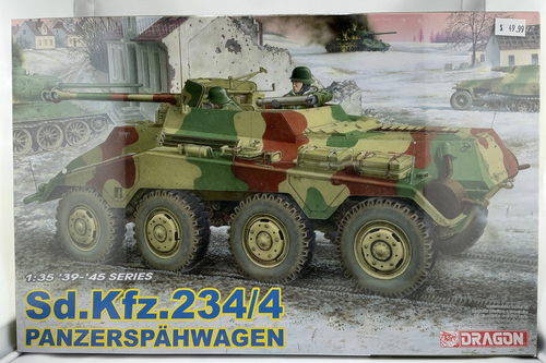 DRAGON MODELS 1:35 39-45 series Sd.Kfz.234/4 PANZERSPAHWAGON #6221 | eBay