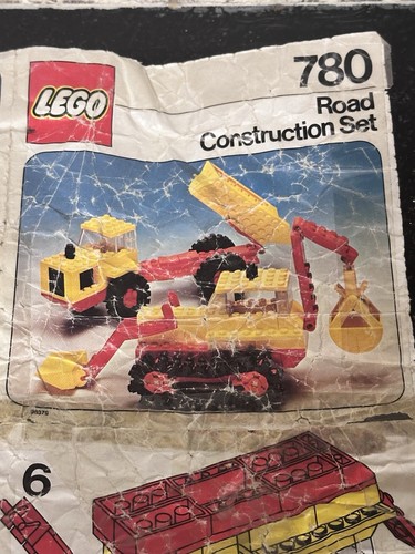 LEGO #780 - Vintage Road Construction Set - 1975 Complete w ...
