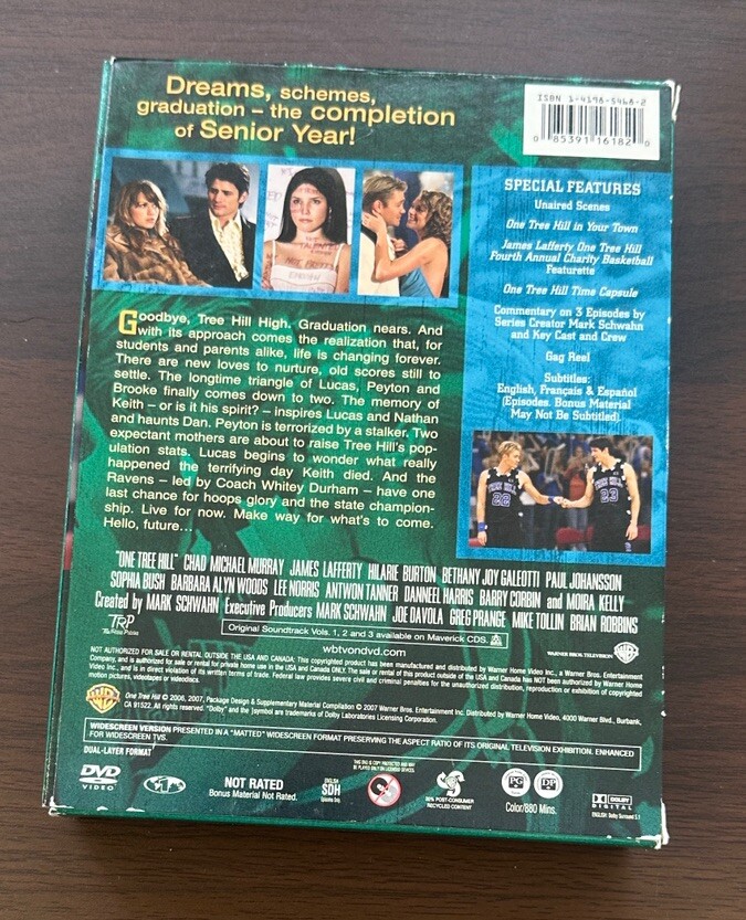 One Tree Hill The Complete Fourth Season (DVD, 2007, 6-Disc Set) 85391161820 | eBay