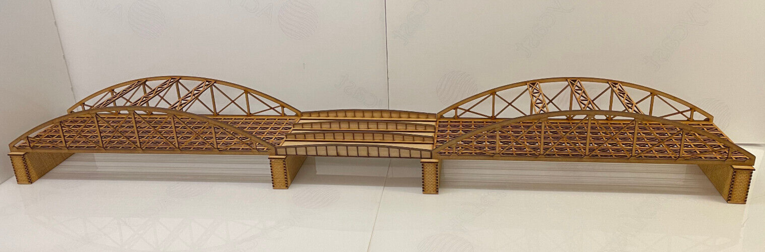 Bowstring & Steel Plate Triple Track Bridge – OO/HO Gauge Model Railway ...