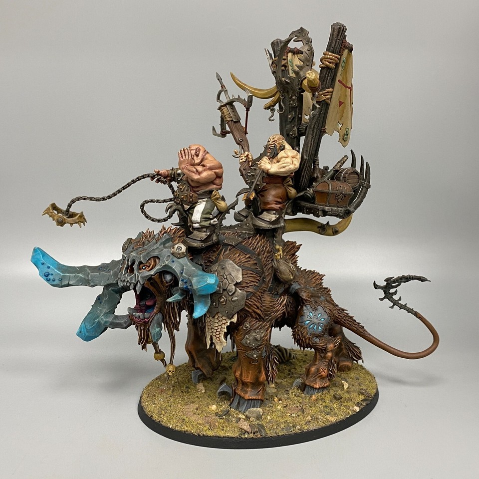 OGOR MAWTRIBES STONEHORN BEASTRIDERS WARHAMMER THE OLD WORLD OGRE ...