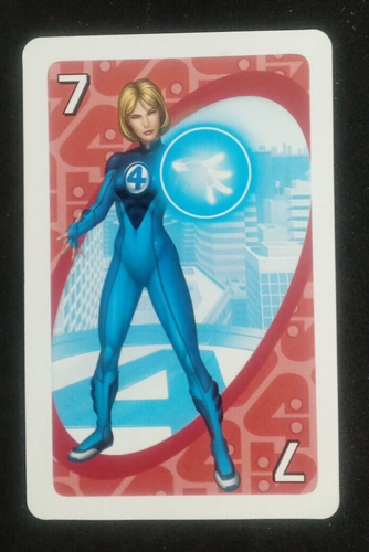 2005 Marvel Fantastic Four UNO Card Red The Invisible Woman #7 | eBay