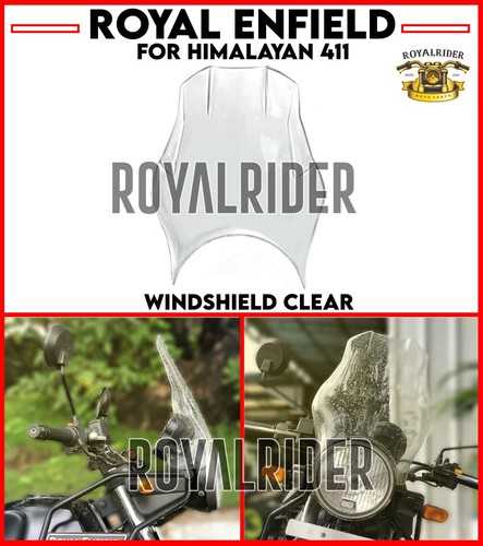 Royal Enfield "WINDSHIELD CLEAR" For Himalayan 411 | eBay Australia