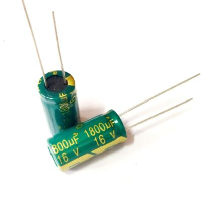2pcs 1800uF 16V 1800MFD 16VDC 10x20mm Electrolytic Capacitors | eBay ...
