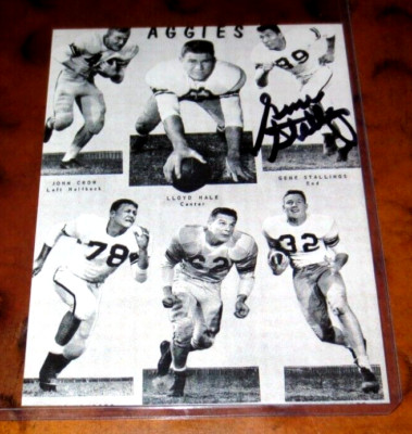 Gene Stallings signed autographed photo Texas A&M Aggies The Juction ...