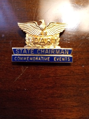 NSDAR State Officer of National Committee Pin- Commemorative Events ...