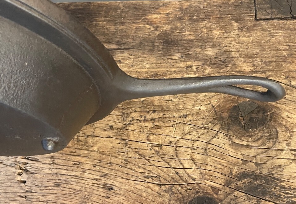 Antique Cast Iron Spider Fancy Handle Skillet 10-1/2" Made In USA 1800 ...