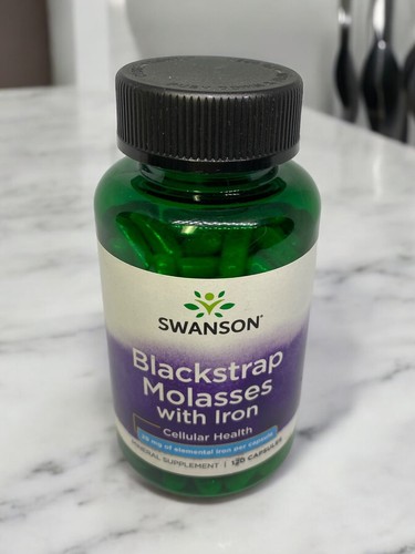 Swanson Blackstrap Molasses with Iron Capsules, 29 mg, 120 Count | eBay