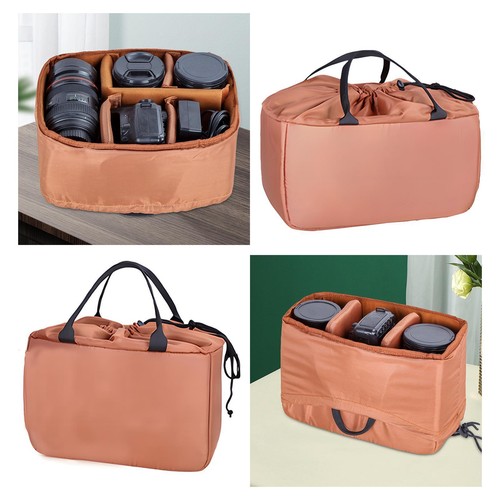 Camera Insert Bag Lens Backpack Portable Drawstring Bag Outside Camera Padded | eBay