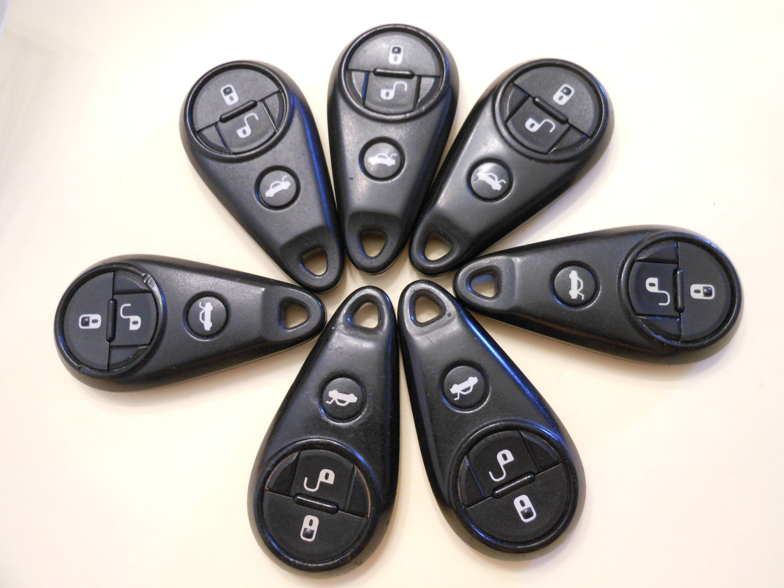 LOT OF 7 SUBARU MADE IN JAPAN KEYLESS REMOTE FOB NHVWB1U711 OEM 3494A ...