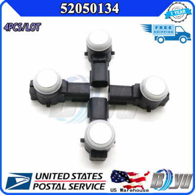 52050134 4pcs Silver New Parking Sensor Bumper Aid Backup PDC for GM ...