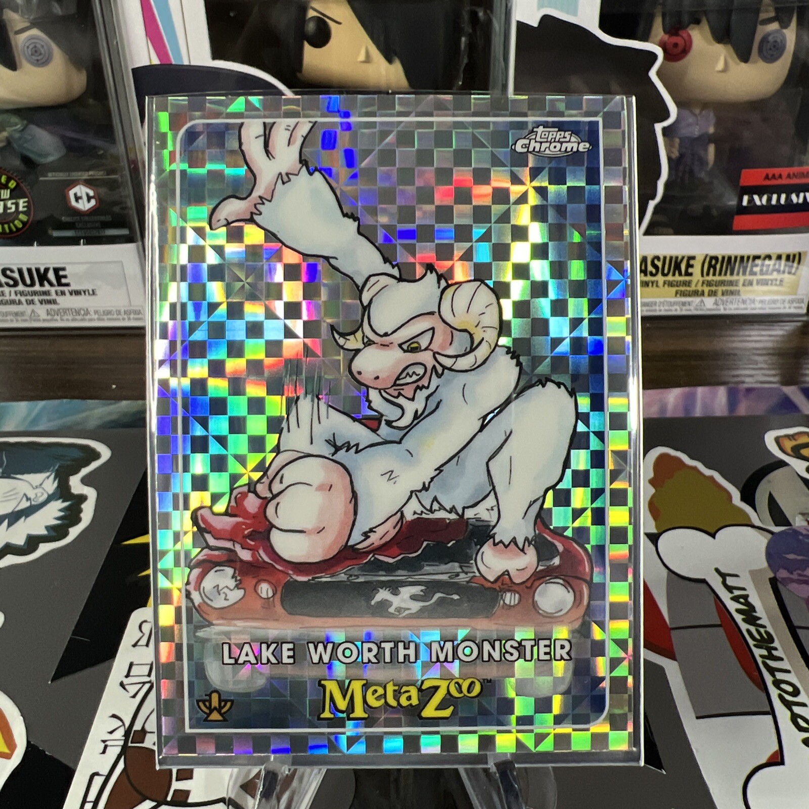 Topps Chrome MetaZoo LAKE WORTH MONSTER X-Fractor #108 Blaster Exlusive ...