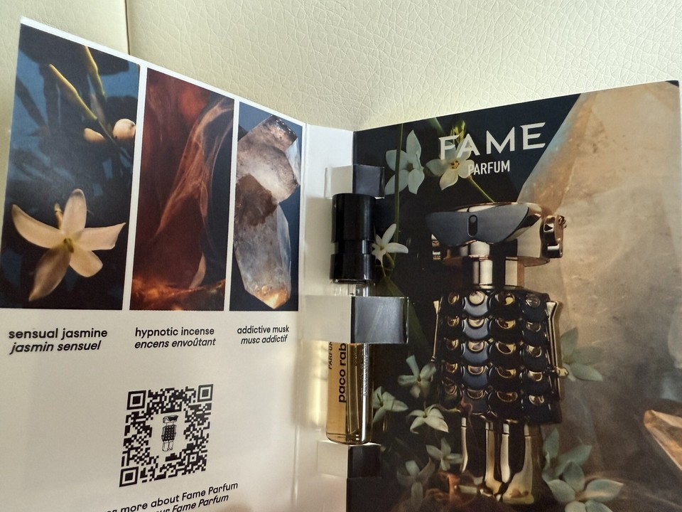 New 4 Paco Rabanne Perfume Sample Sprays: 3 Fame & 1 Phantom, 1.5 ml ...