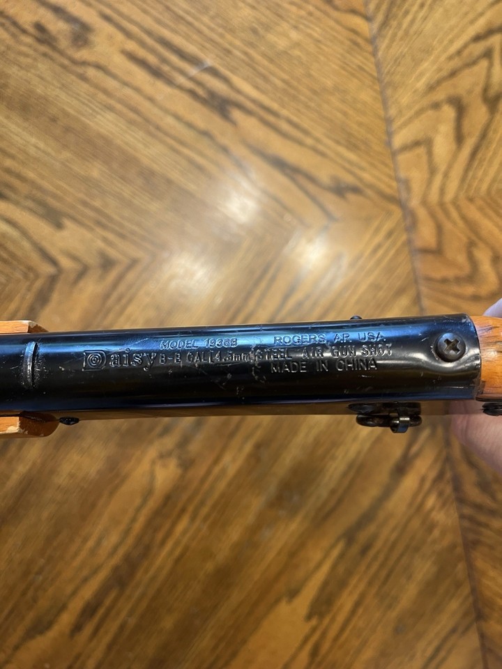 Vtg Daisy Red Ryder Model 1938B Wooden BB Gun Tested Works | eBay