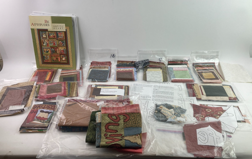 BE ATTITUDES Quilt Kit w/ Pattern & Fabric Partially Started Nancy ...