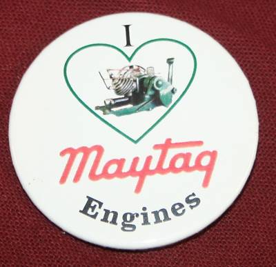 I Love Maytag Engines Button Hit & Miss | eBay