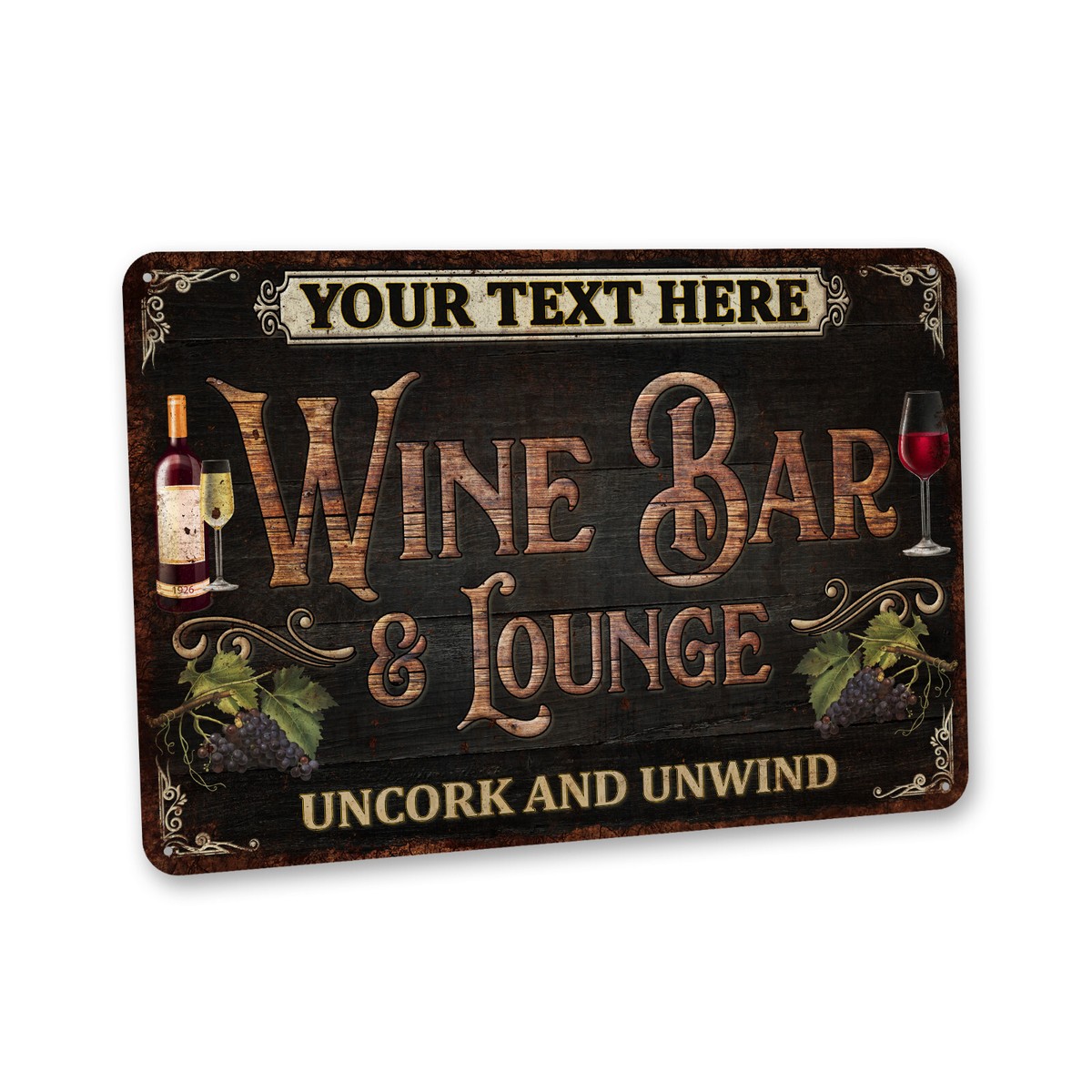 Wine Cellar Signs Personalized Wine Cave Metal Sign Wine Cellar Home
