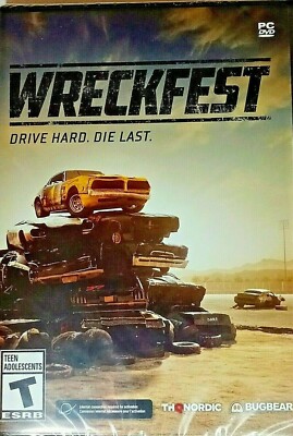 Wreckfest Drive Hard Die Last PC DVD ROM Computer Game New Sealed | eBay