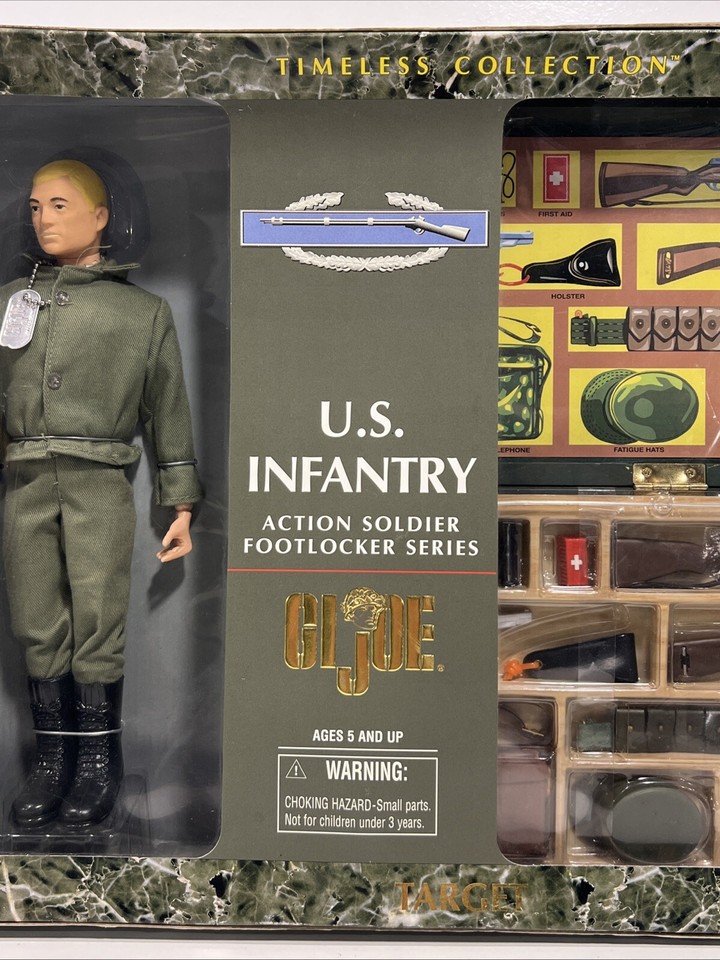1998 Hasbro GI Joe Timeless Collection 1/6 Scale US Infantry 12" Action ...