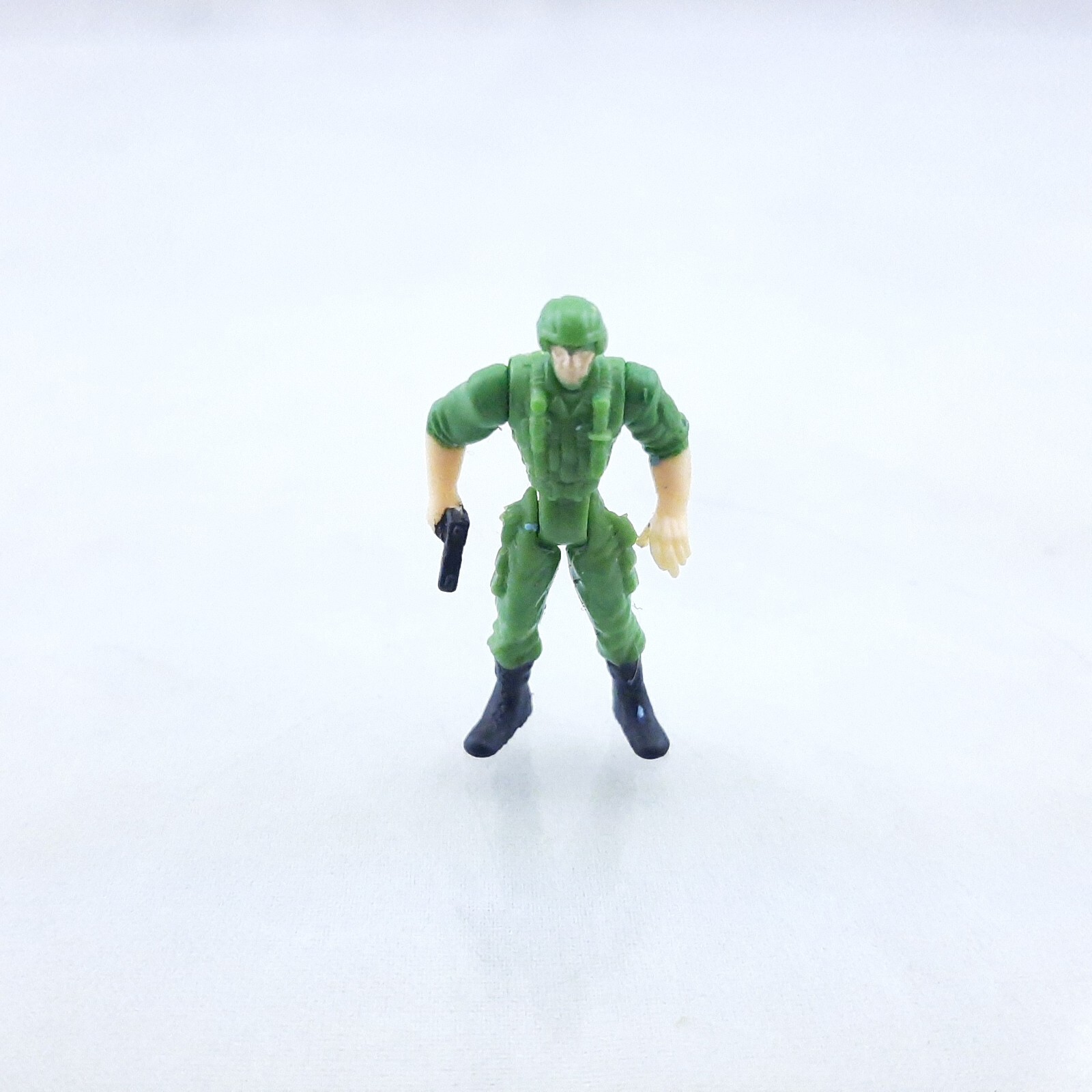 Vintage 1998 Matchbox Mission Bravo Army Man Green Pistol Gun Mini ...
