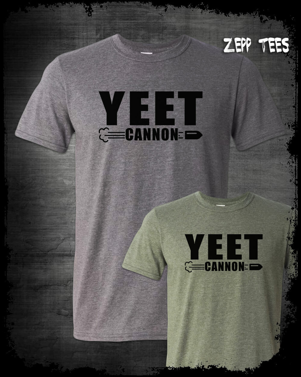 Yeet Cannon T-Shirt Funny Gun Meme Problem Solver Pro Gun Rights ...