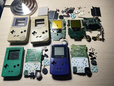 Nintendo Gameboy Parts Lot DMG GBC GBP Color Pocket Shells Motherboards ...