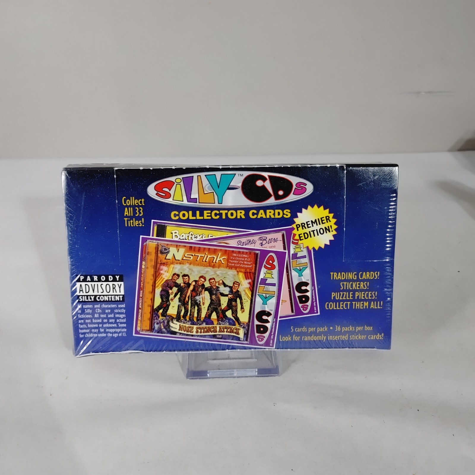 SILLY CD’s COLLECTORS CARDS SEALED BOX 36 PACKS BRAND NEW | eBay