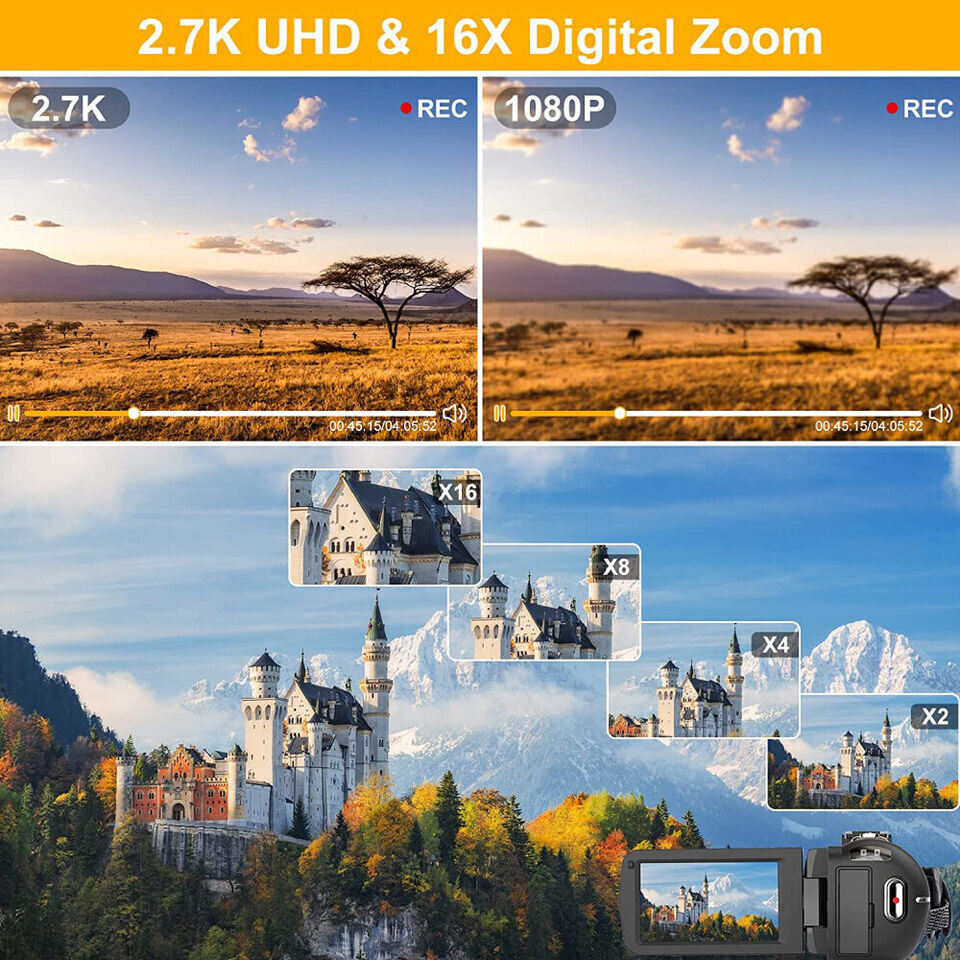 BETTER LIFE ULTRA HIGH DEFINITION 2.7K VIDEO CAMERA | eBay