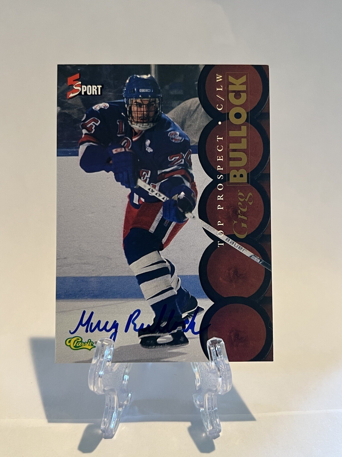 1995 Greg Bullock Autograph Classic 5 Sport | eBay