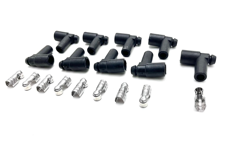 Spark Plug Wires Distributor Boots Ends 90 Degree Ignition Terminals ...