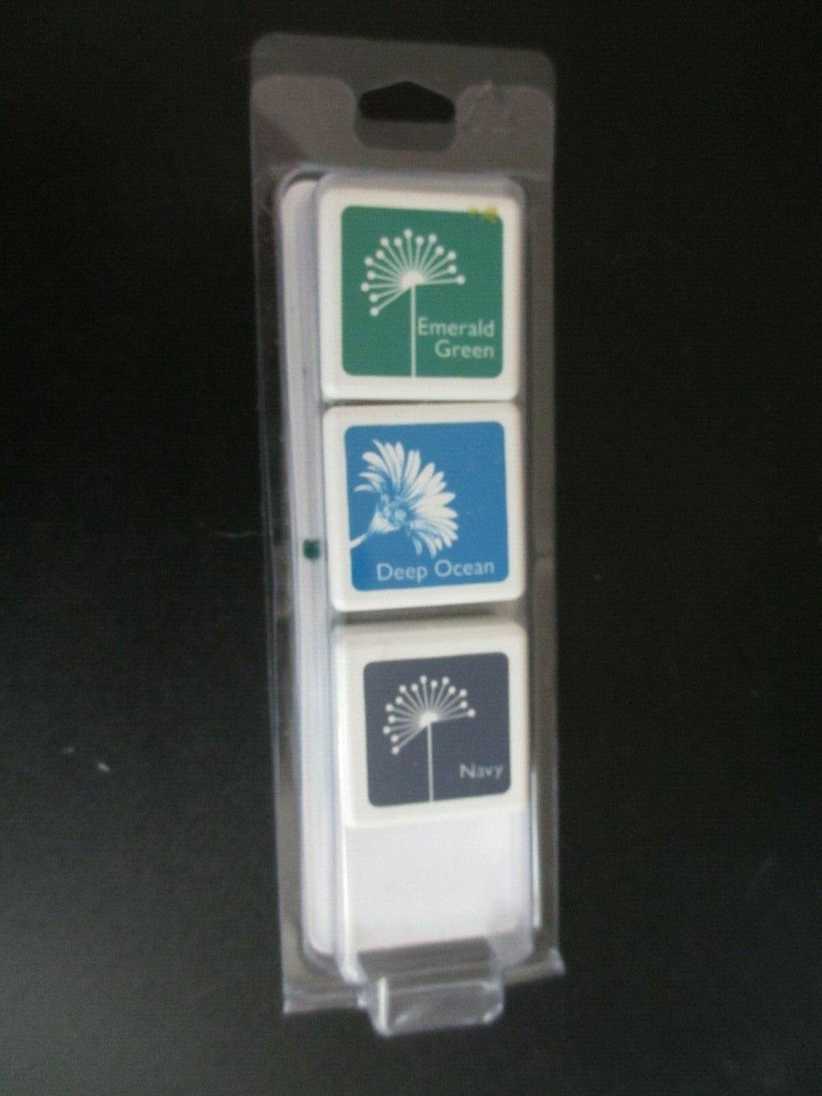 HERO ARTS Mini Ink Pad Set Cubes Emerald Green Deep Ocean Navy | eBay