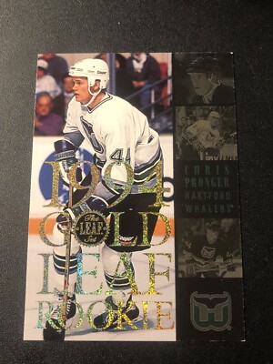 1994-95 Leaf Gold Leaf Rookie Chris Pronger #9 HOF | eBay
