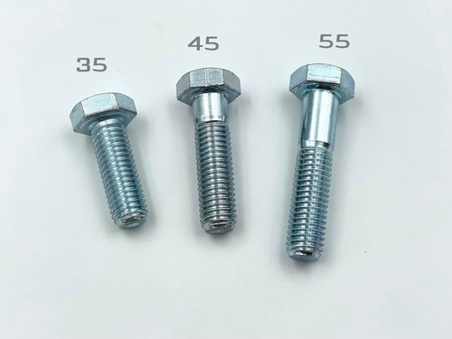 5 Stück Schraube ISO 4017 M12x35 10.9 verzinkt ( Sechskantschraube ...