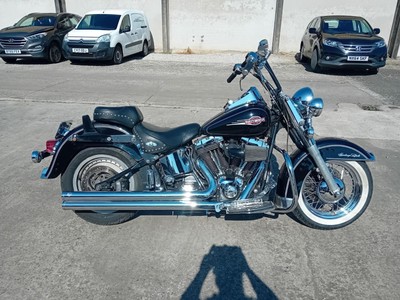2003 54 HARLEY DAVIDSON HERITAGE SOFTAIL 1745 BLACK VANCE HINES LONG ...