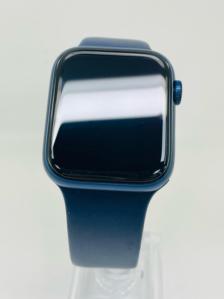 Apple Watch S6 40mm Blue Aluminum Case with Deep Navy Sport Band (GPS ...