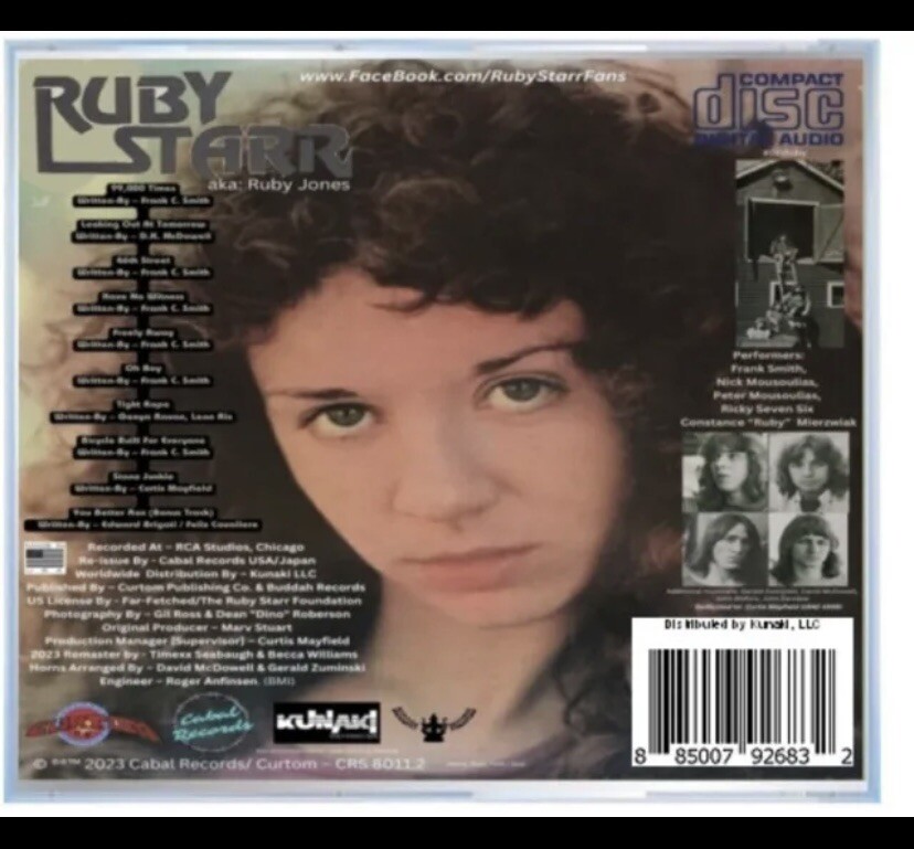Ruby Starr (as Ruby Jones) “The Curtom Sessions” +FREE Streaming | eBay