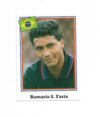 1994 Euroflash World Cup USA 94 blue back #92 Romario Faria (Brazil) | eBay