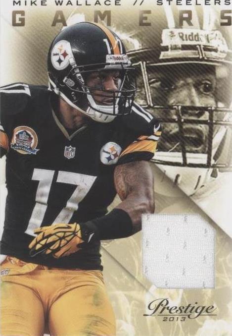 2013 Panini Prestige - Gamers Materials Mike Wallace #72 (MEM) for sale ...