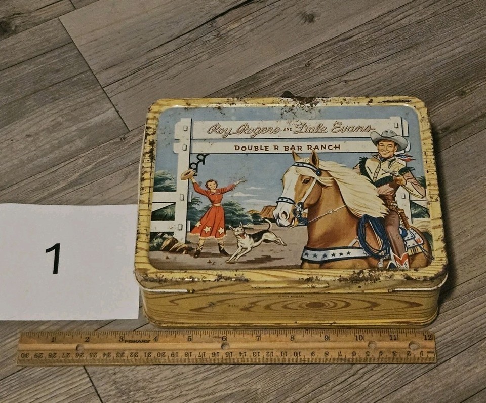 Roy Rogers & Dale Evans Double R Bar Ranch Lunch Box Narrow Style | eBay