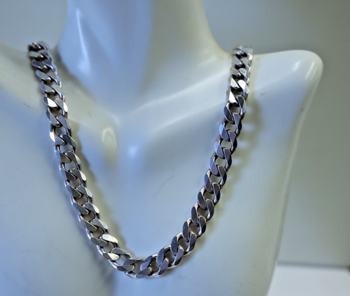 Sterling .925 Italy Cuban Link Silver Chain 24" 89.89 Grams | eBay