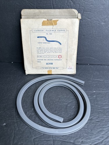Vintage Alvin Curvex Flexible Curve 40" No 1022 Drawing Italy | eBay