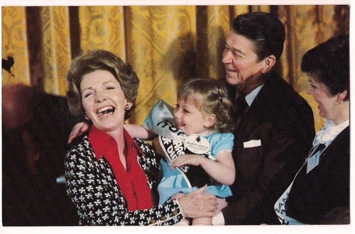 PRESIDENT RONALD & Nancy REAGAN March of Dimes MISSY JABLONSKI 1981 ...