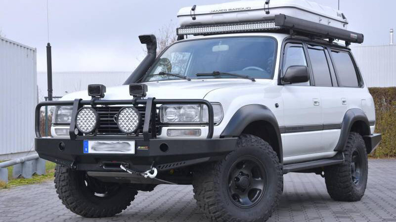 TOYOTA LAND CRUISER LC 80 SERIES FRONT STEEL BUMPER WINCH OFF ROAD 4X4 ...