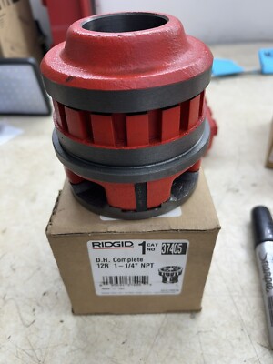 Ridgid Alloy Right-Handed Threading Die Head 1-1/4" Nominal Pipe Size ...