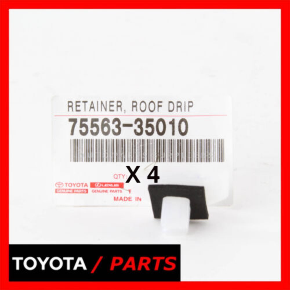 FACTORY TOYOTA FJ CRUISER WINDSHIELD REVEAL MOLDING RETAINER QTY 4 ...