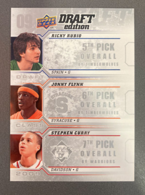 RUBIO / FLYNN / CURRY 2009 DRAFT EDITION 5/6/7 | eBay