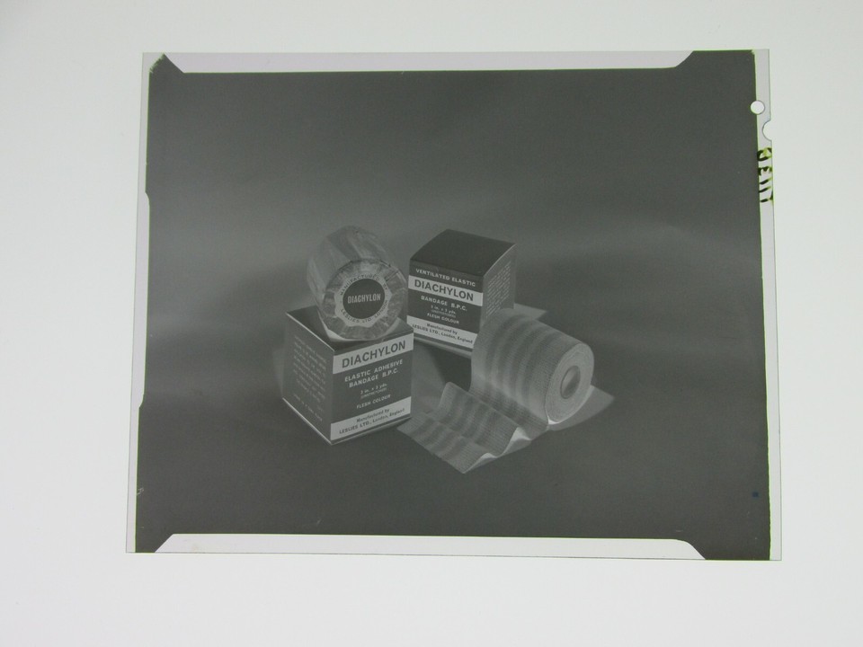 1x Vintage B/W Negatives Advertising Diachylon Bandage AD136 | eBay