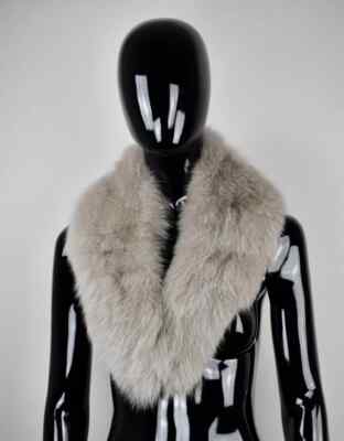 Fur fox collar, real fur stole, fox collar | eBay